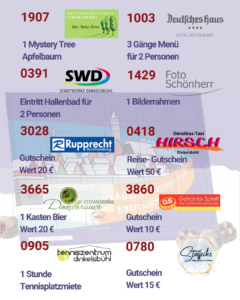 Dinkelsbühler Adventskalender 2025 – Gewinne und Gewinnnummern ...